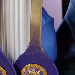 D9 Greeks | Accents | Omega Psi Phi Wooden Paddle Ombr | Poshmark